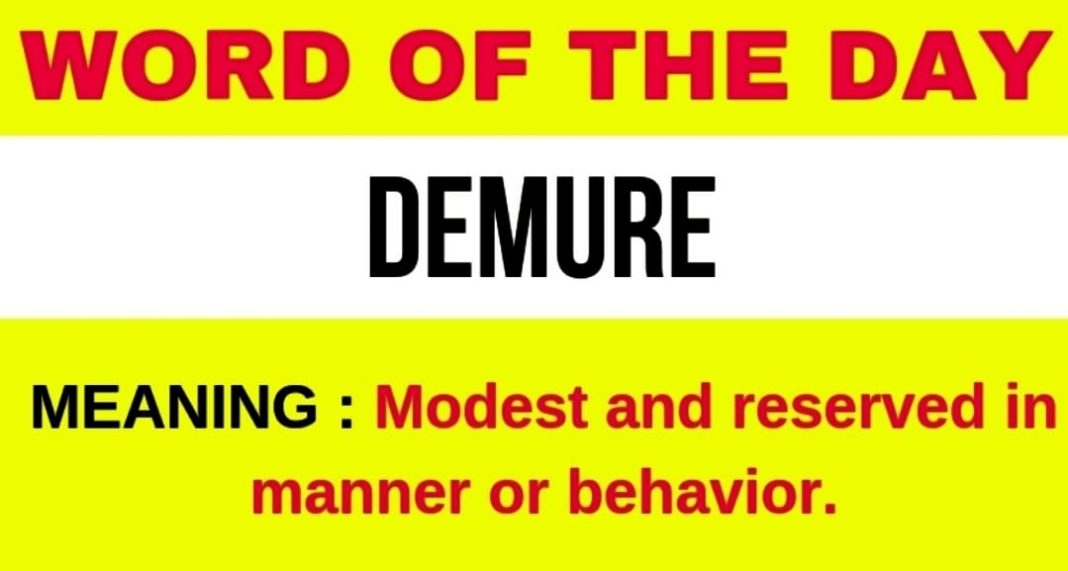 Demure meaning: Definition, Personality, How to use demure